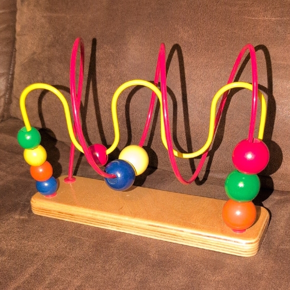 unknown | Toys | Vibrant Bead Maze By Brand Red Yellow And Multicolor ...